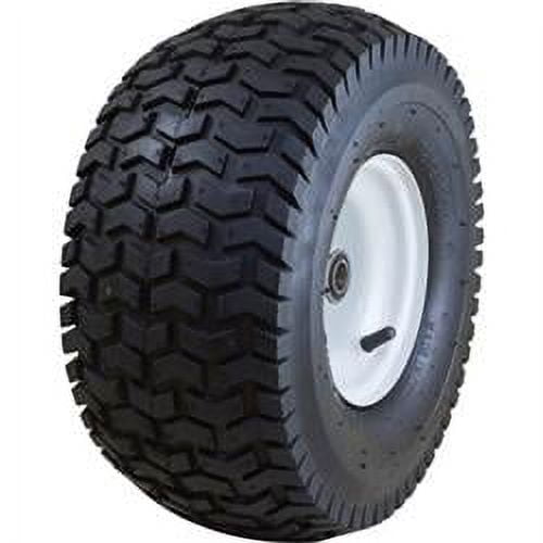 Marathon Tires 50785 Pneumatic Lawnmower Tire - 0. 75 inch Bore, 15 x 6 ...