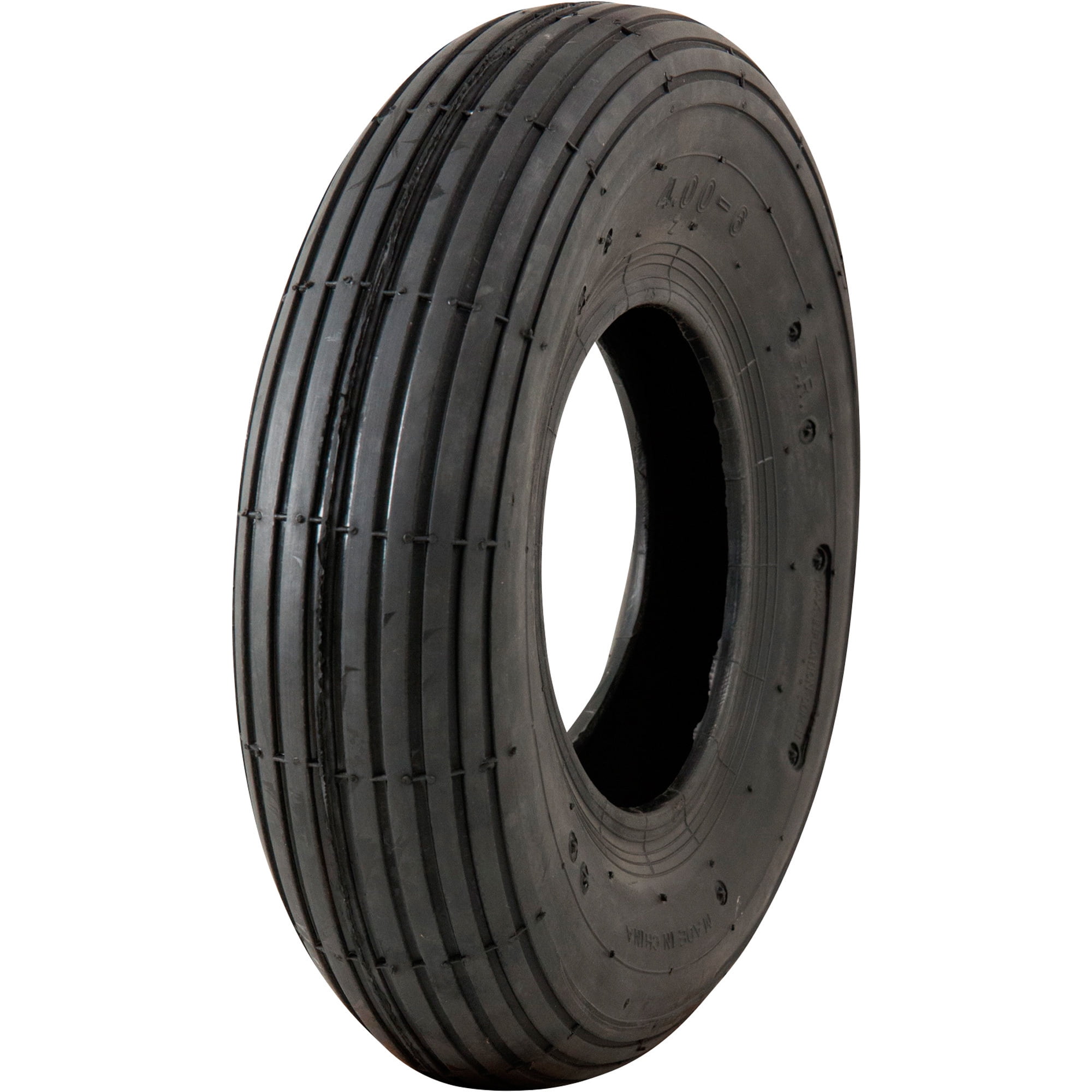 Marathon Tires Pneumatic Wheelbarrow Tire, Tire Only, 4.00-6in ...