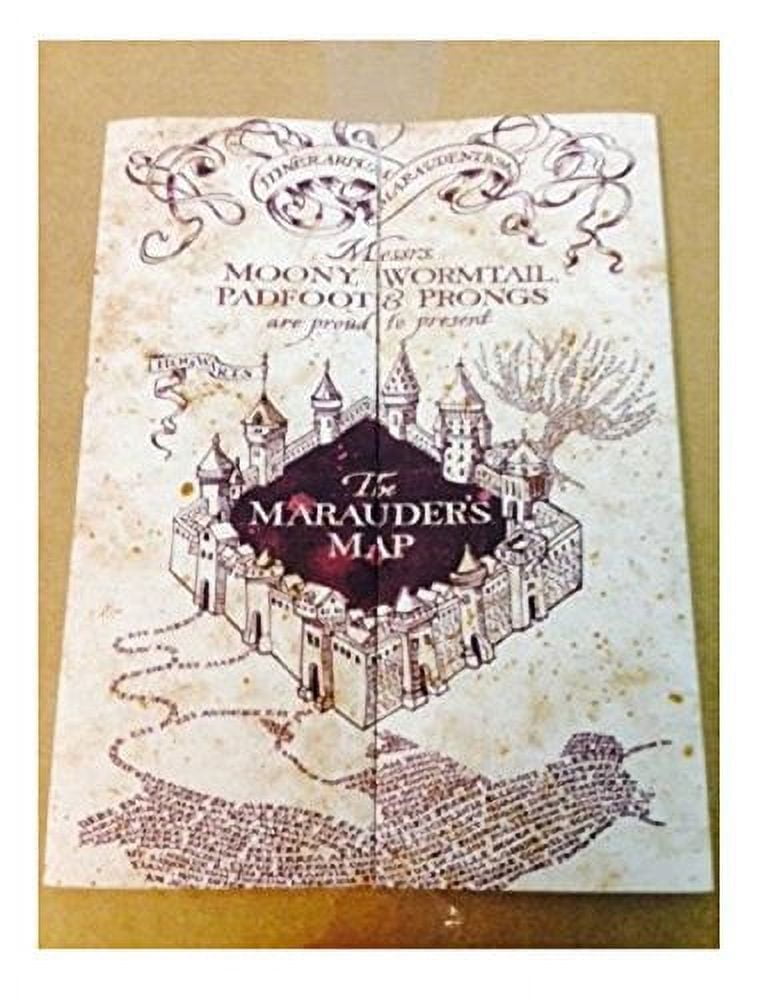 Marauder's Map Hogwarts Wizarding World Harry Potter Warner Bros ...