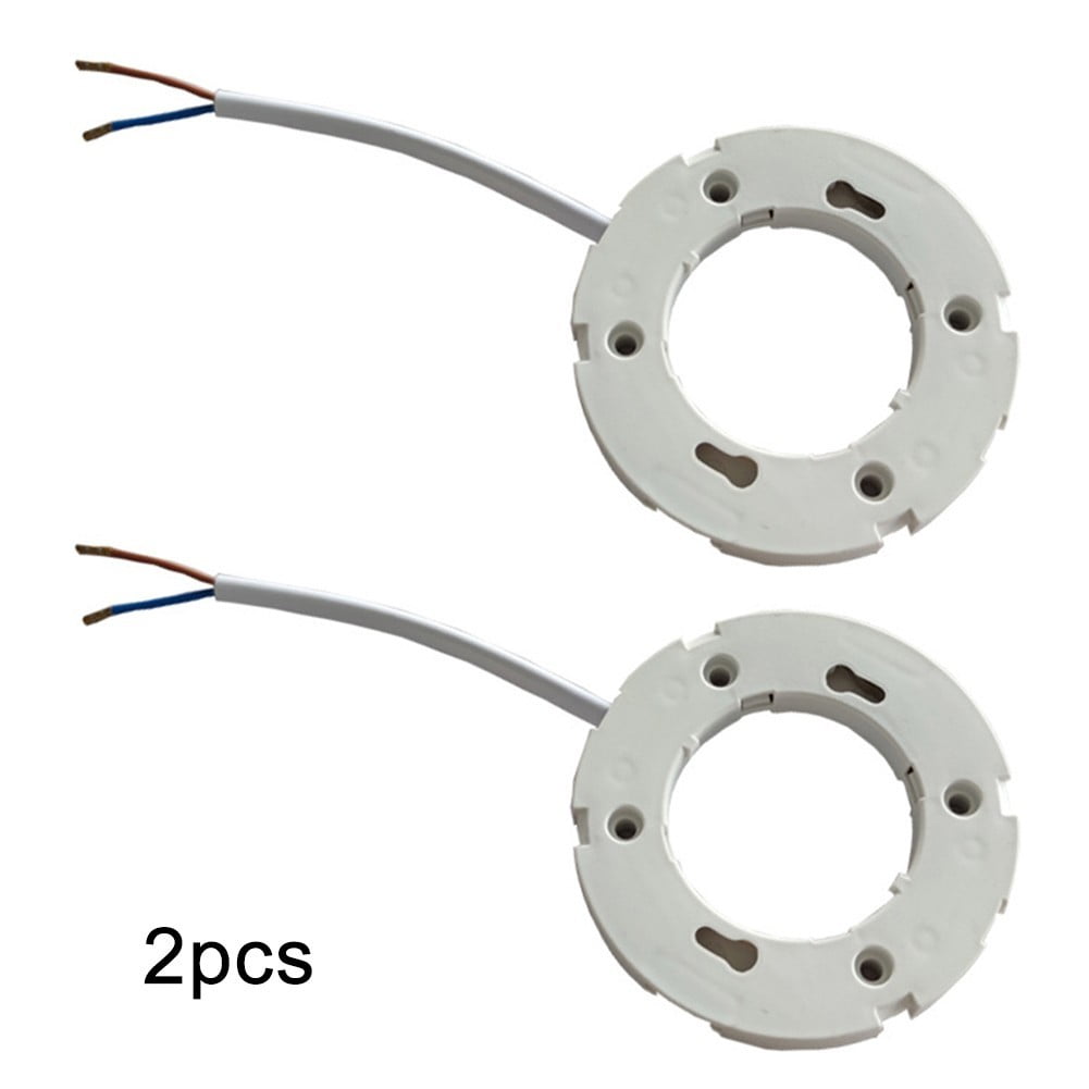 Marbhall 2Pcs Lamp Base Fitting for GX53 Lamps Fly Leads for LED and ...