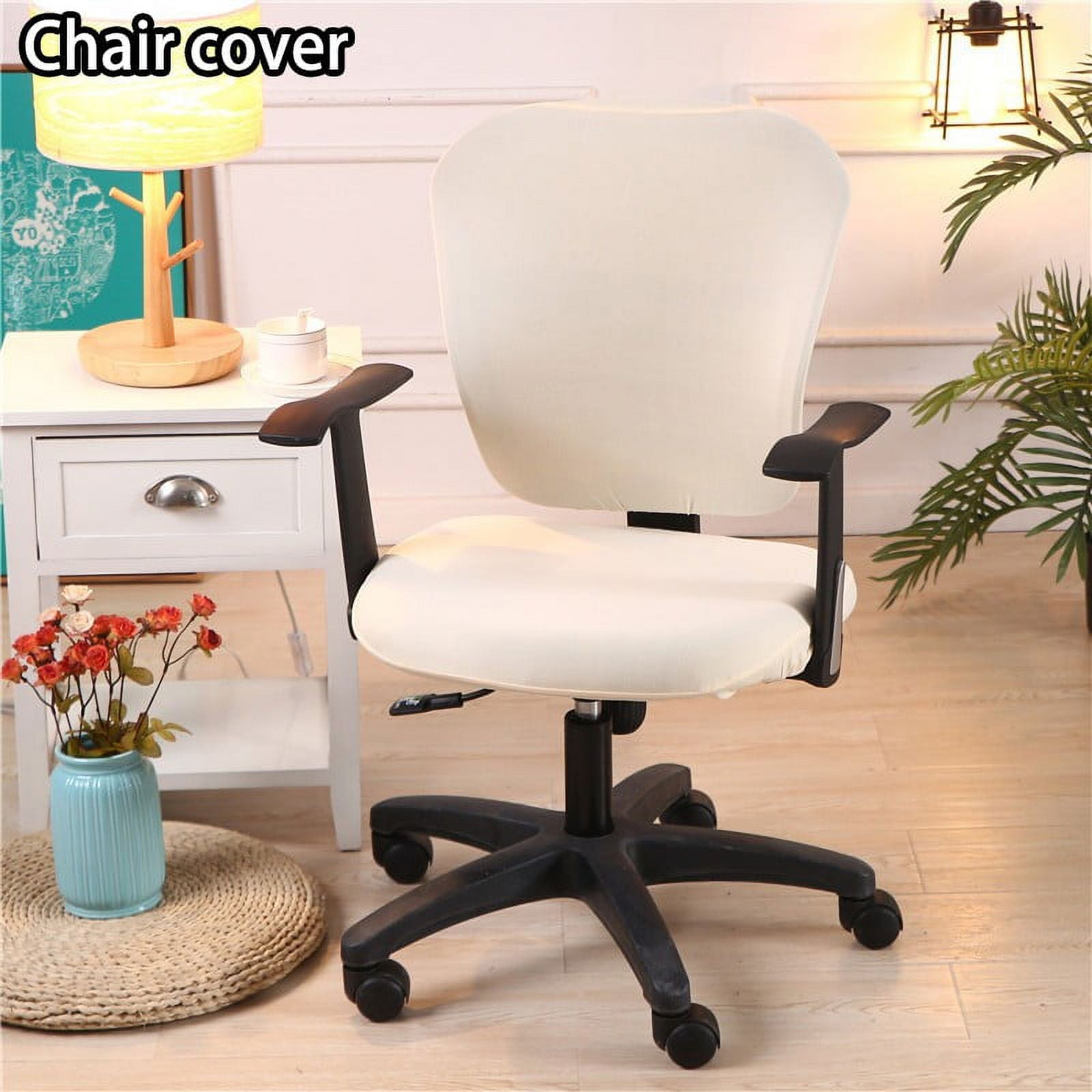 Marbhall Office Chair Covers Stretch Washable Computer Chair Slipcovers ...