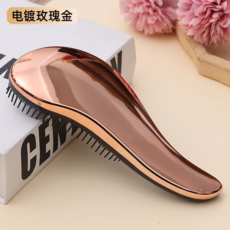 Marble Anti Static Comb Plastic Mini Massage Hair Brushes Detangle ...