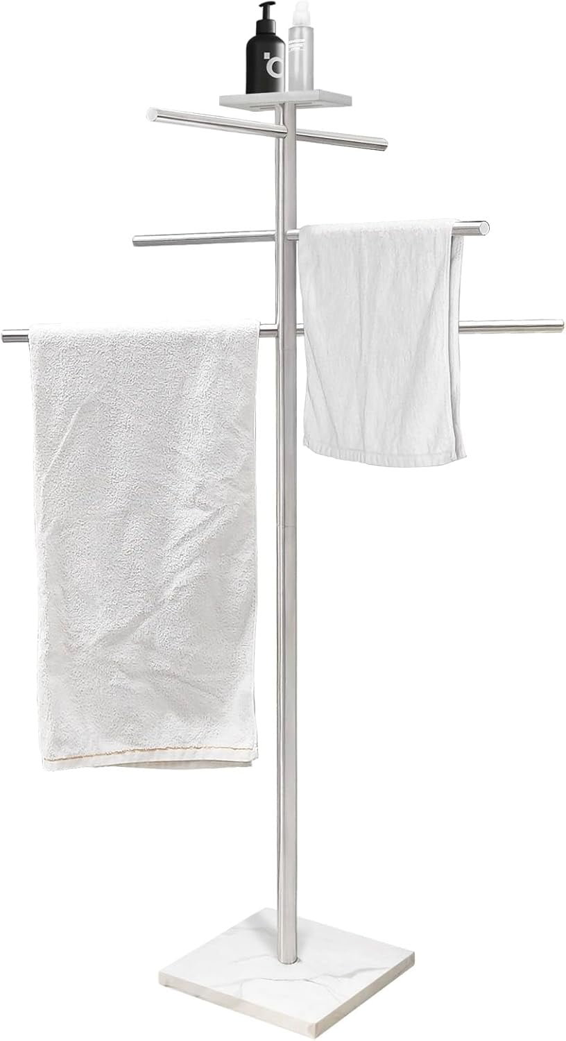 Marble Base Towel Rack for Swimming Pool, Hot Tub Or Spa, 304 Stainless ...