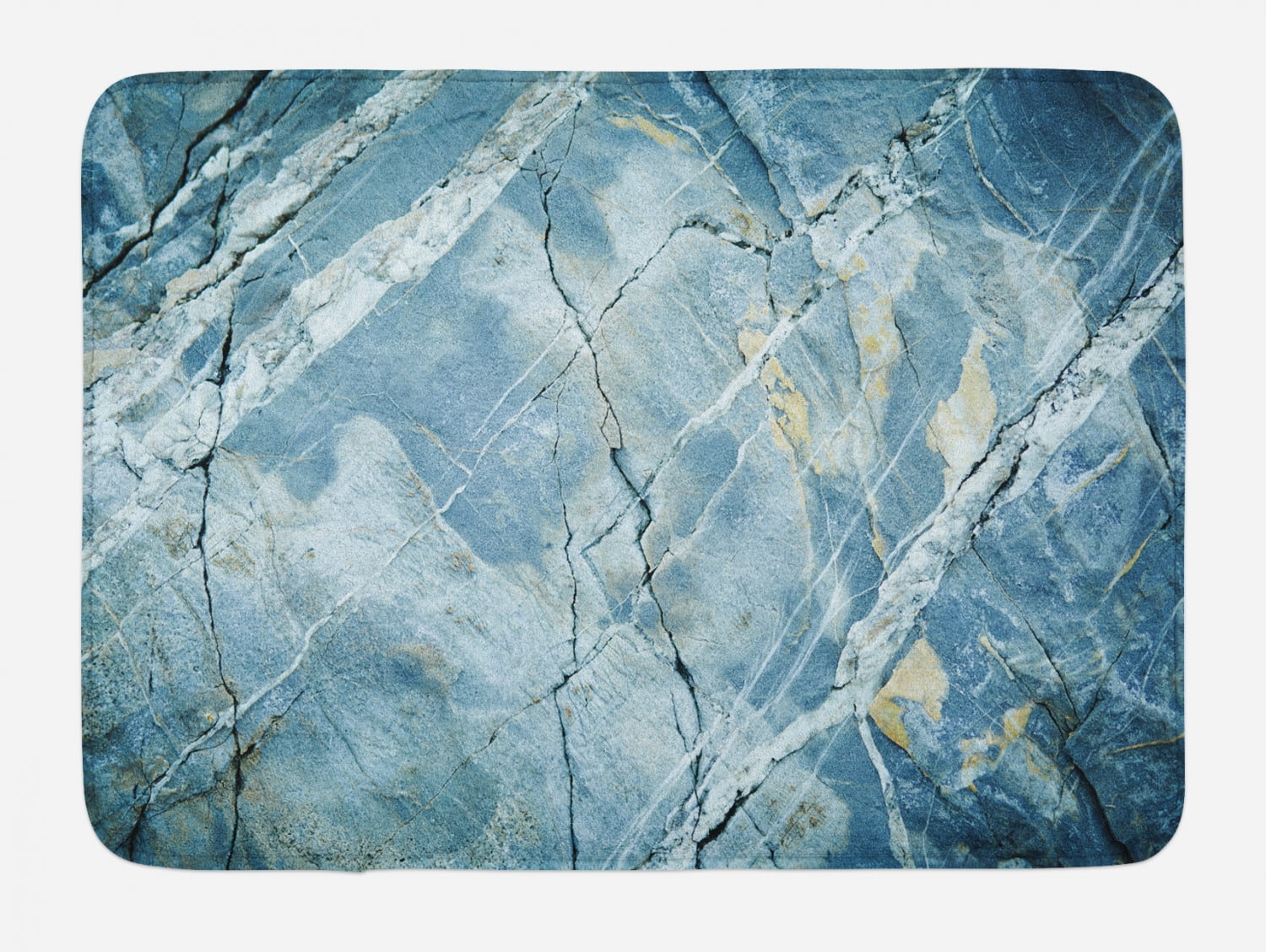 Marble Bath Mat, Exquisite Granite Stone Architecture Floor Artistic ...