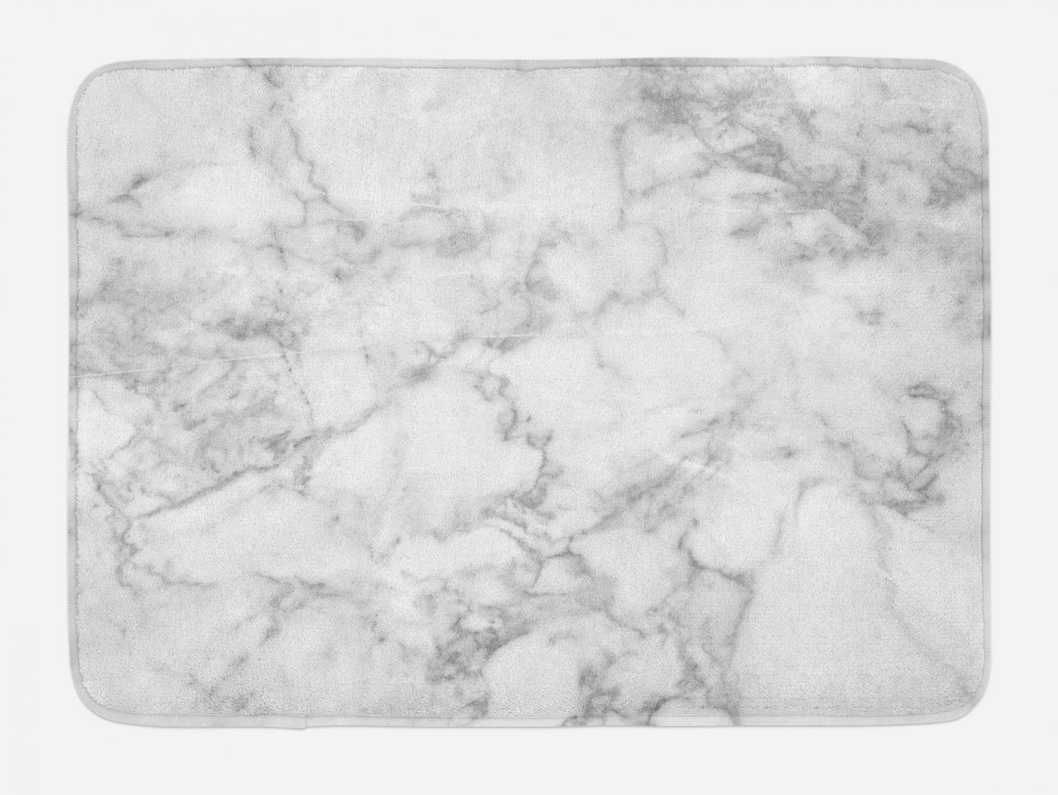 Marble Bath Mat, Nature Granite Pattern with Cloudy Spotted Trace ...