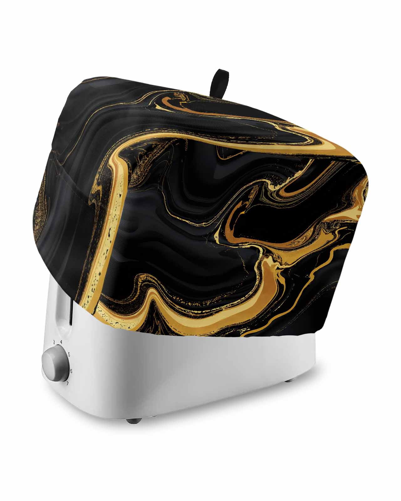 Marble Black Toaster Cover 4 Slice, Large Kitchen Appliance Covers ...
