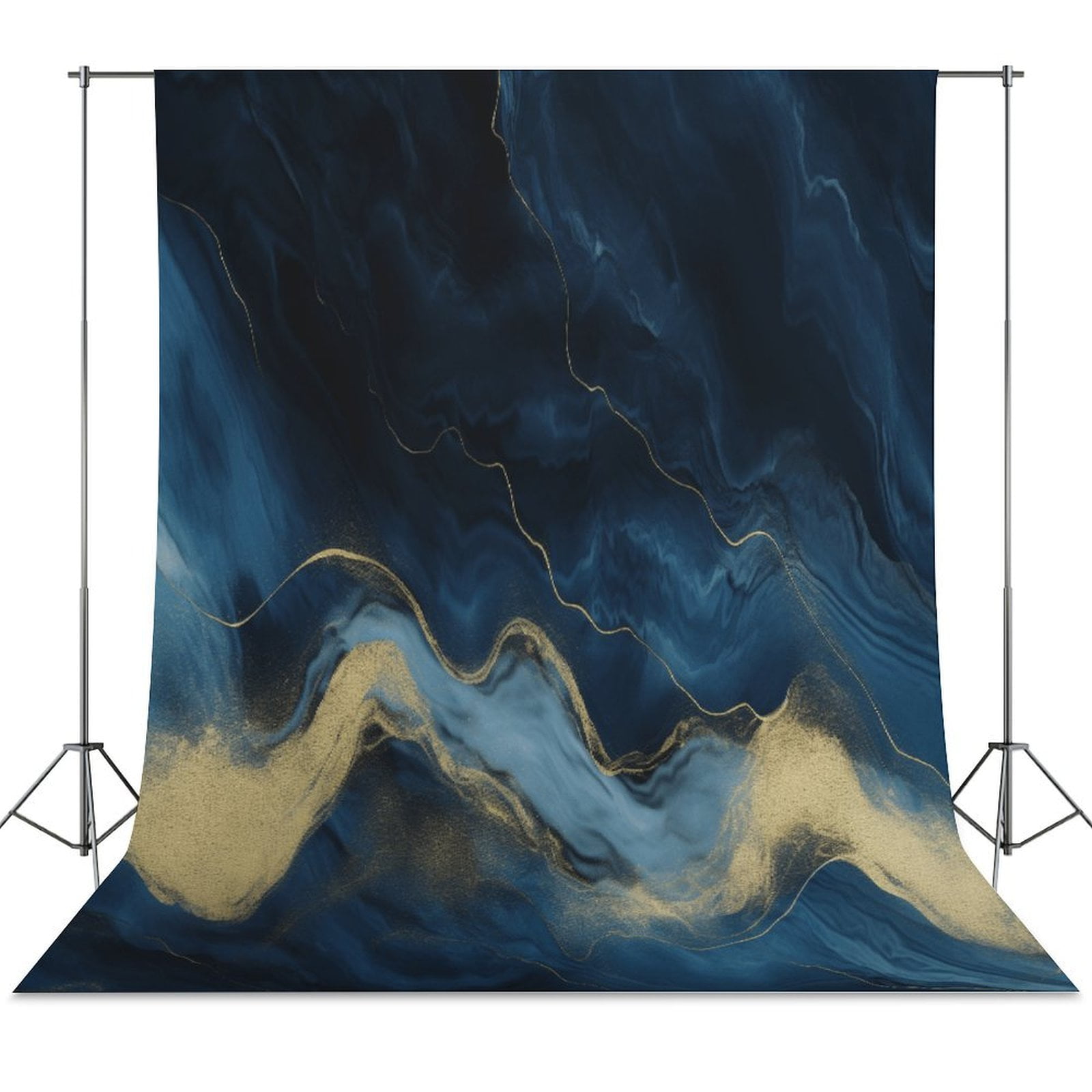 Marble Blue Greene Purple And Gold Stripes Backdrop Background for ...