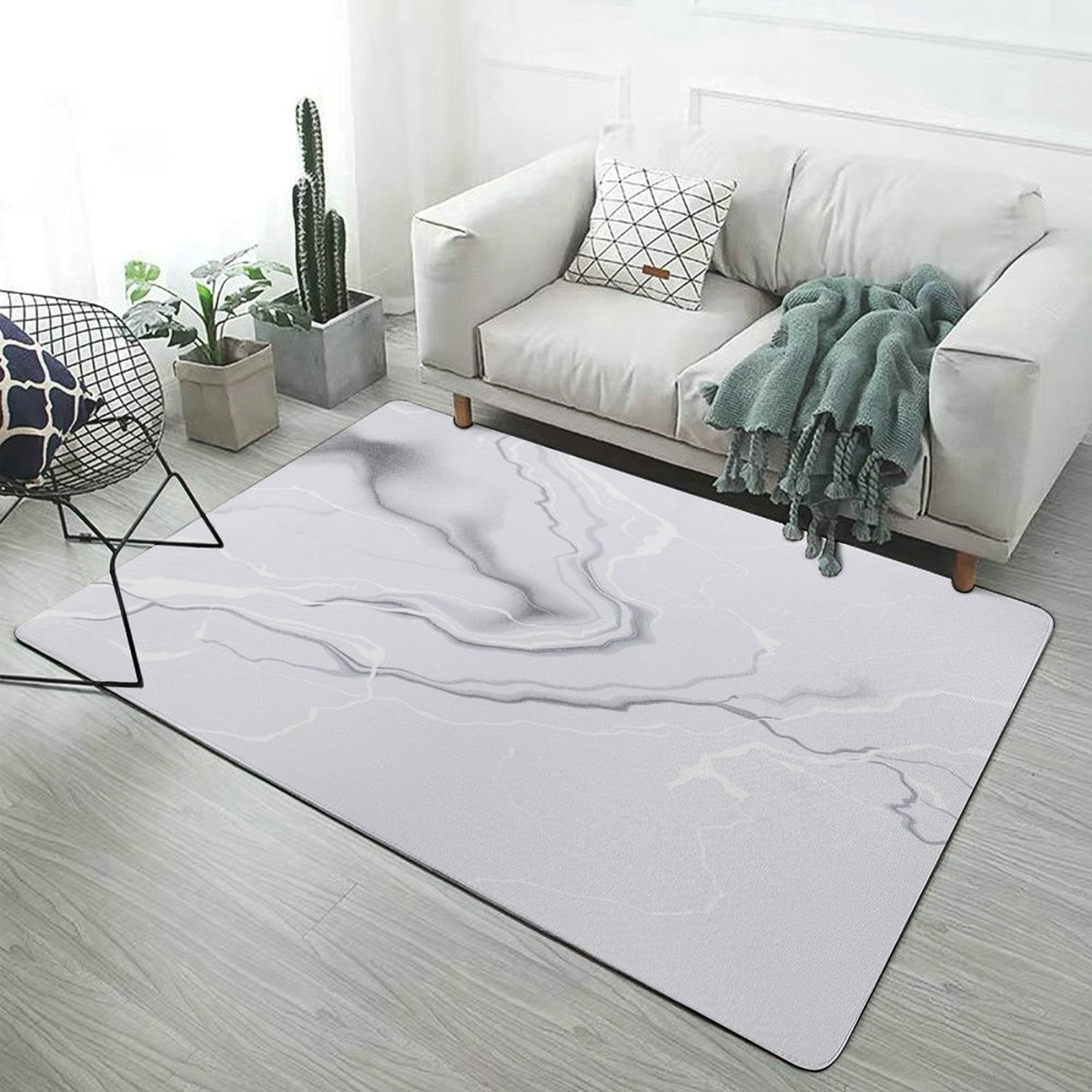 Marble Carpet for Living Room Luxury Home Rations Coffee Table Large ...