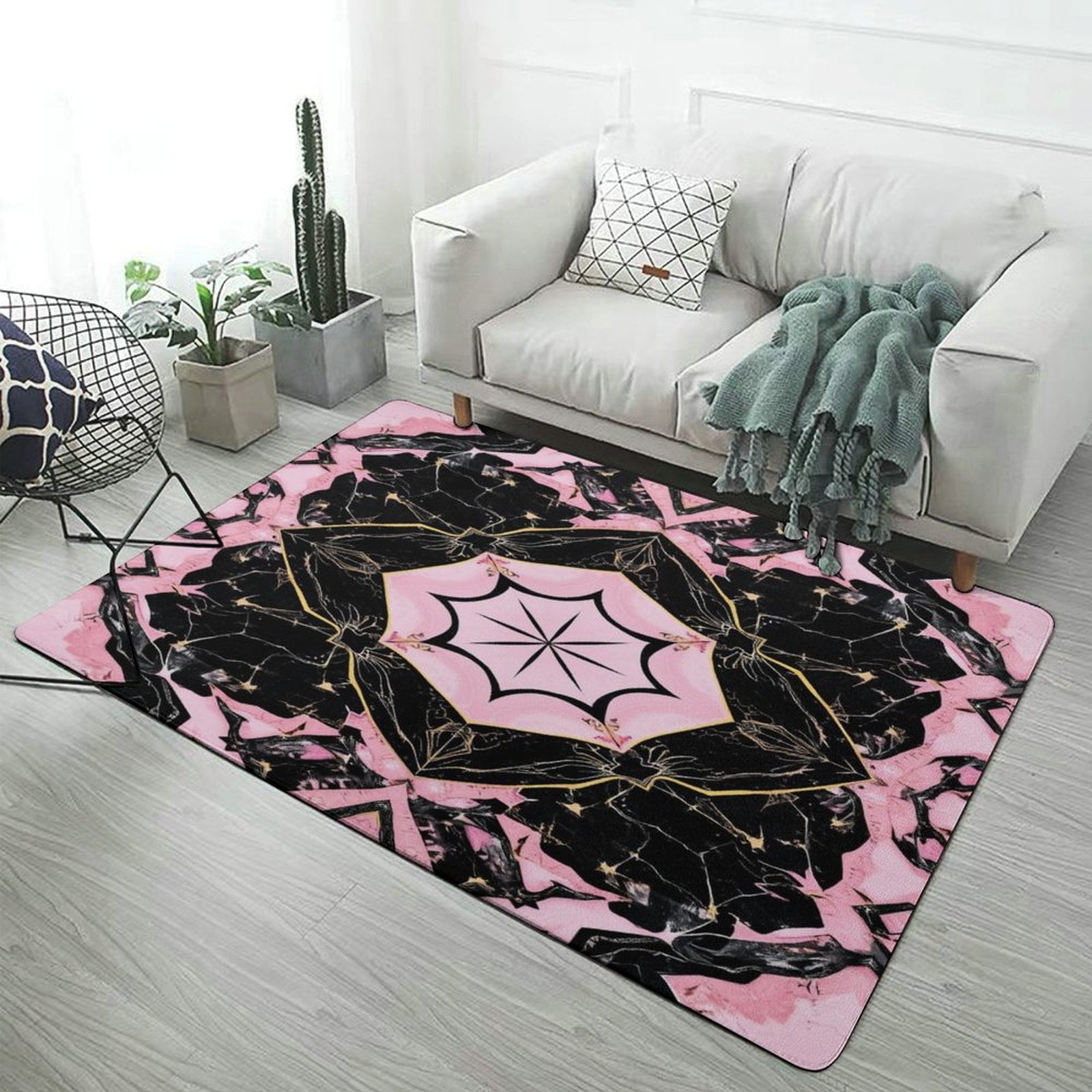 Marble Carpet for Living Room Luxury Home Rations Coffee Table Large ...