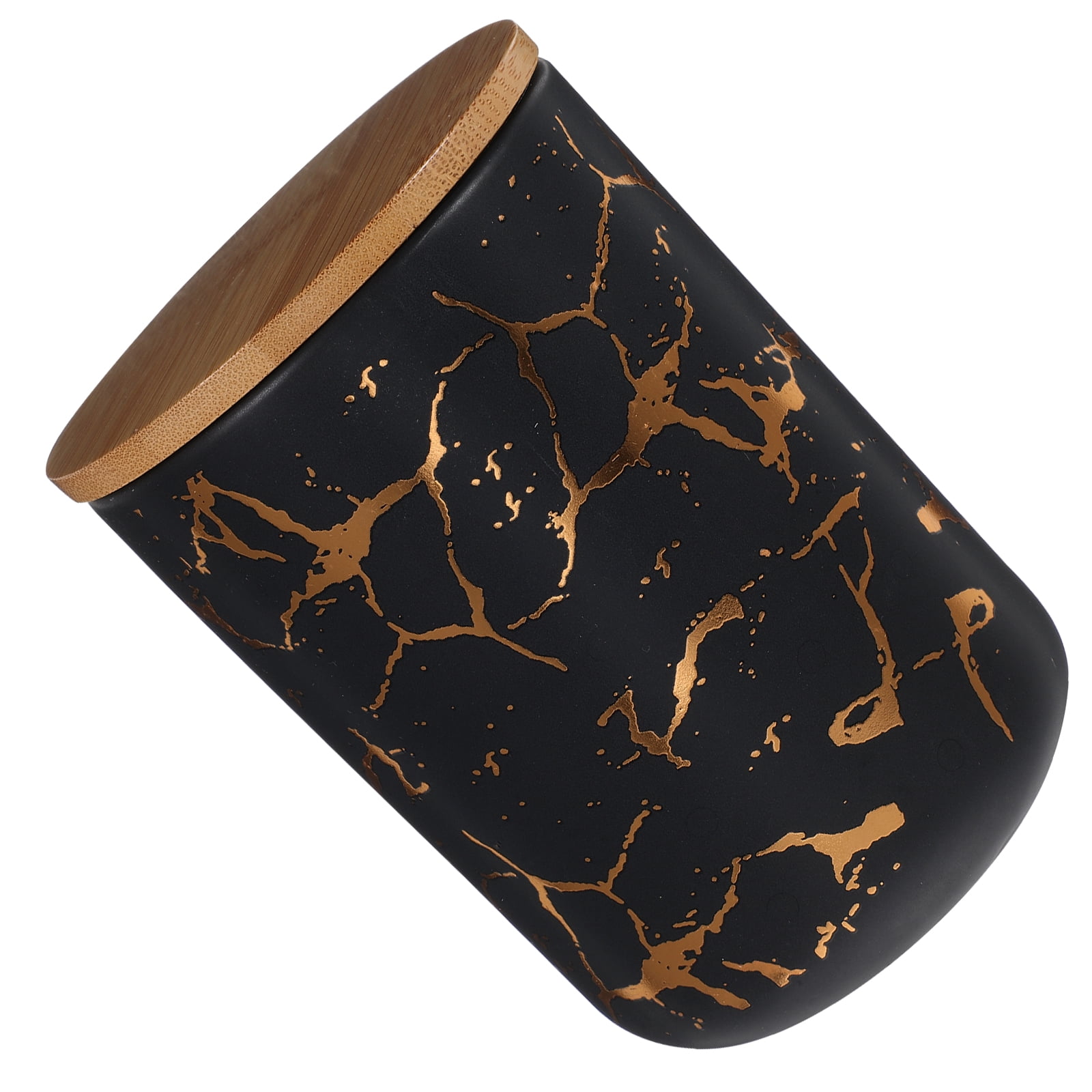 Marble Ceramic Jar Japanese Candy Home Sealed Candy Container Flour Jar ...