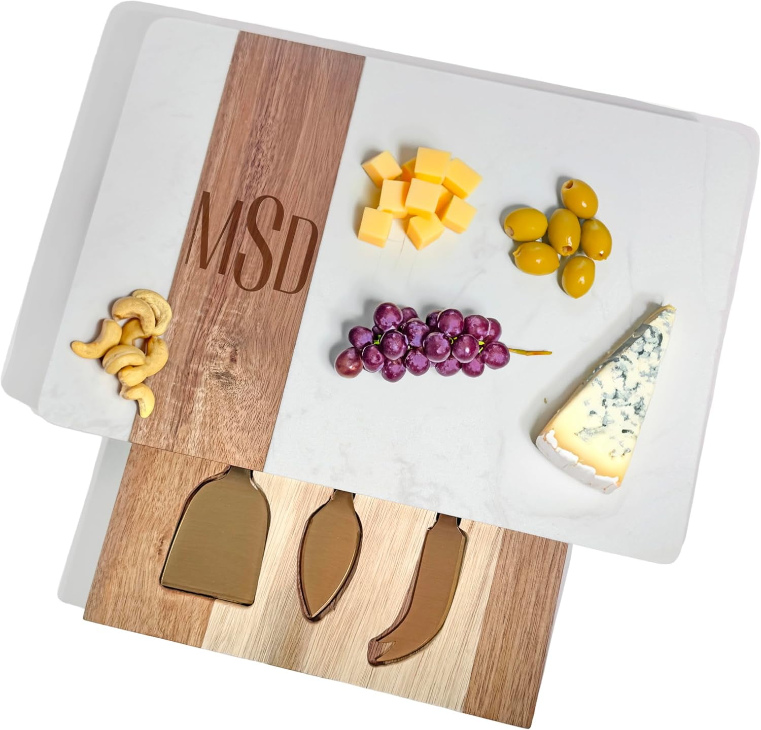 Marble Charcuterie Board Personalized, Marble Charcuterie Board Set ...