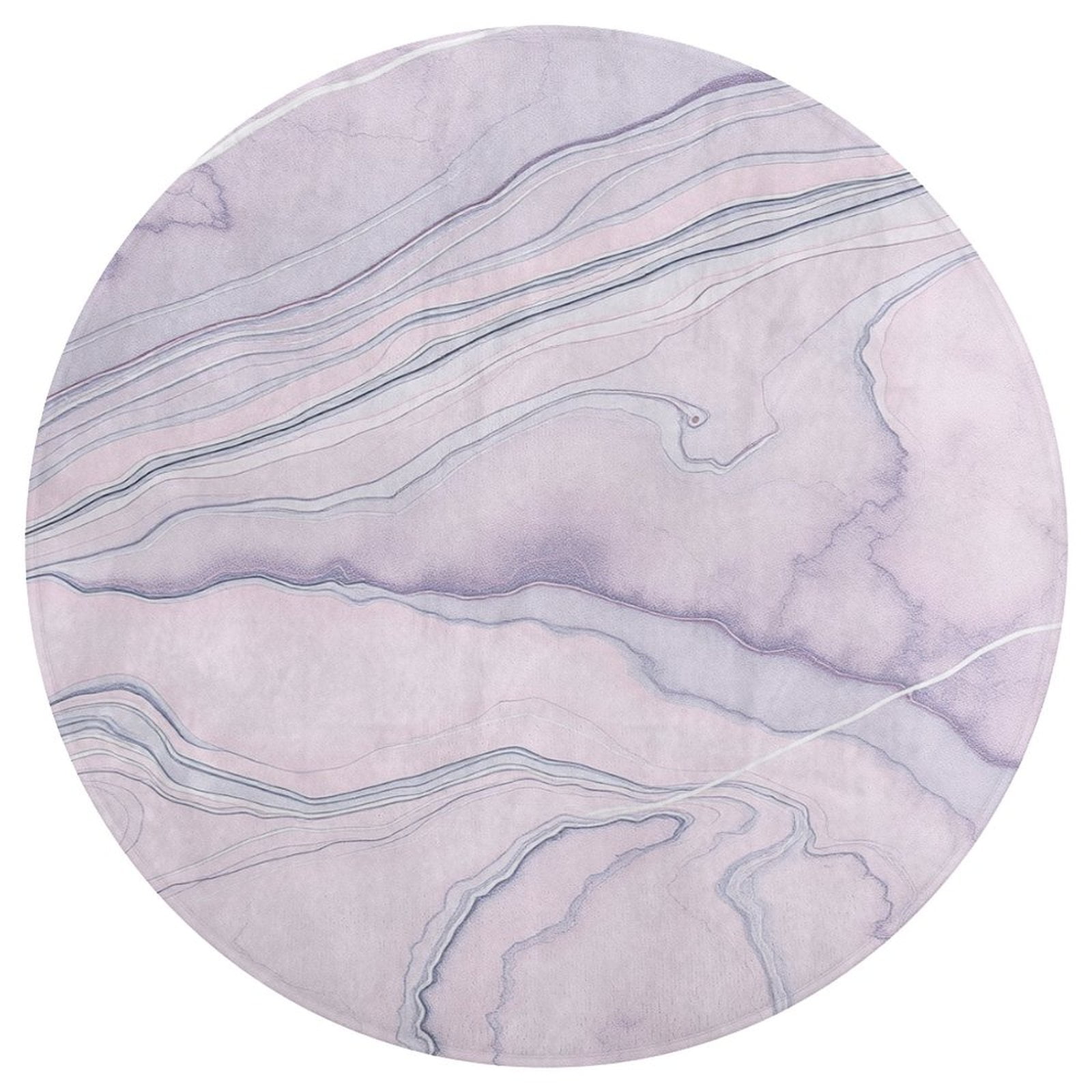 Marble Circular Carpet Floor Mat Living Room Sofa Room Bed Rug Bedroom ...