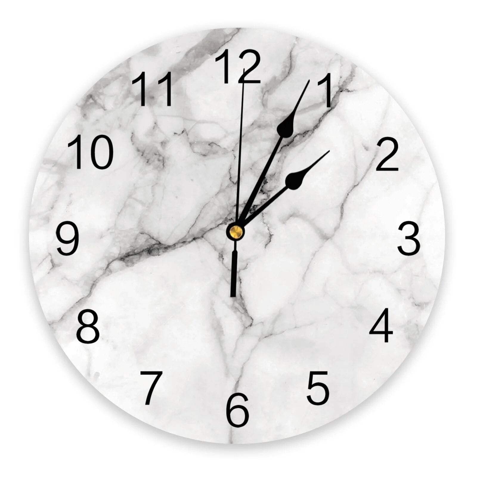 Marble Clocks Wall Home Decor Modern Kitchen Room Bedroom Living Room ...