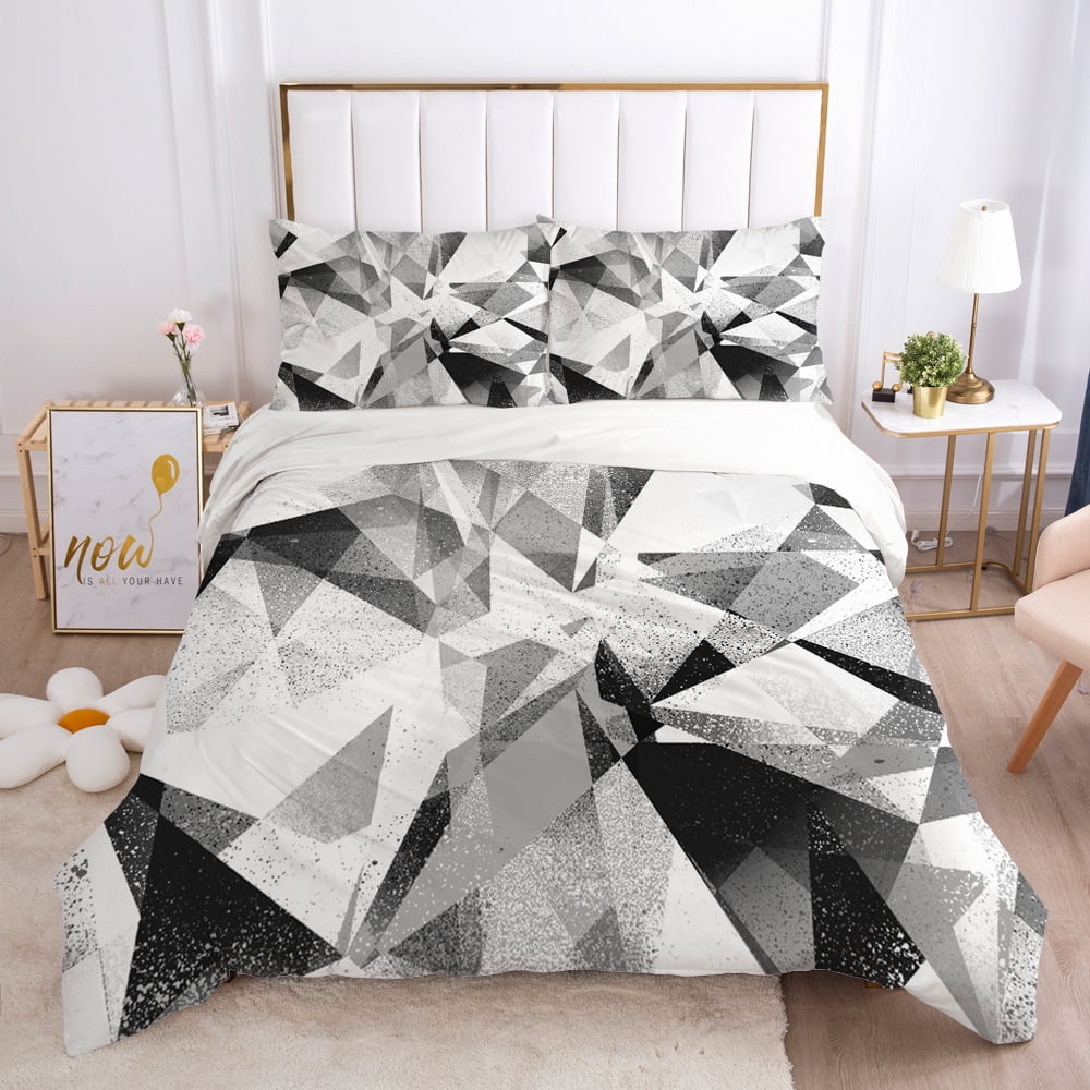 Marble Comforter Set Twin Full Queen King Size 3 Pieces Marble Printed ...
