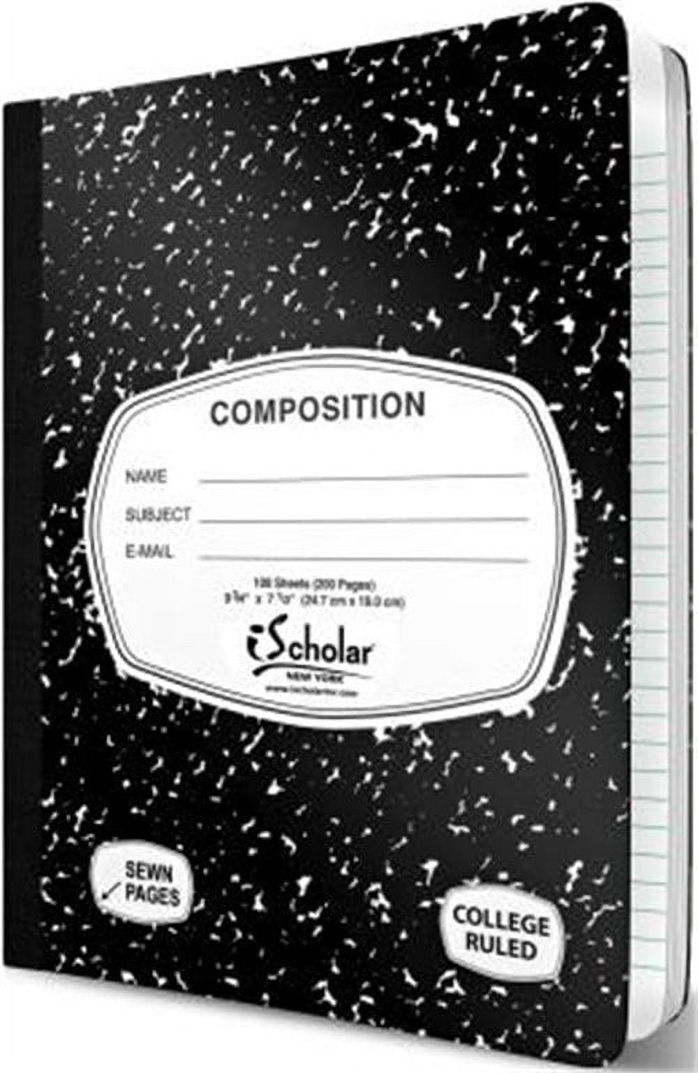 Marble Comp C/R 100Ct, PartNo 10201, by Ischolar New York, Stationery ...