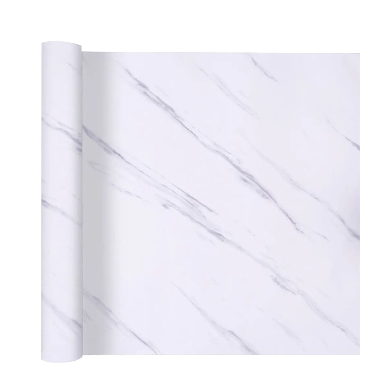 Marble Contact Paper White Waterproof Self Adhesive Peel and Stick ...