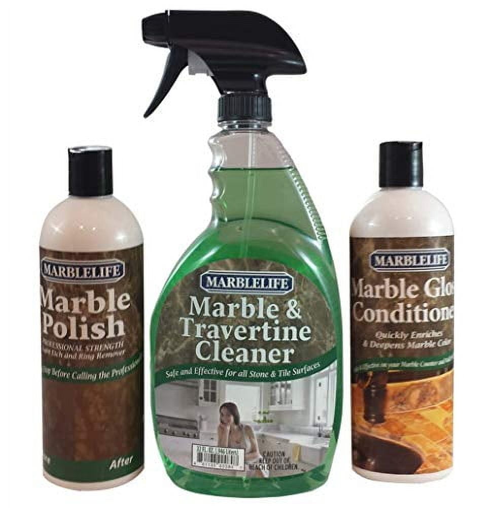 Marble Counter & Table Top Clean & Care Kits – without Buffer – (MTC ...