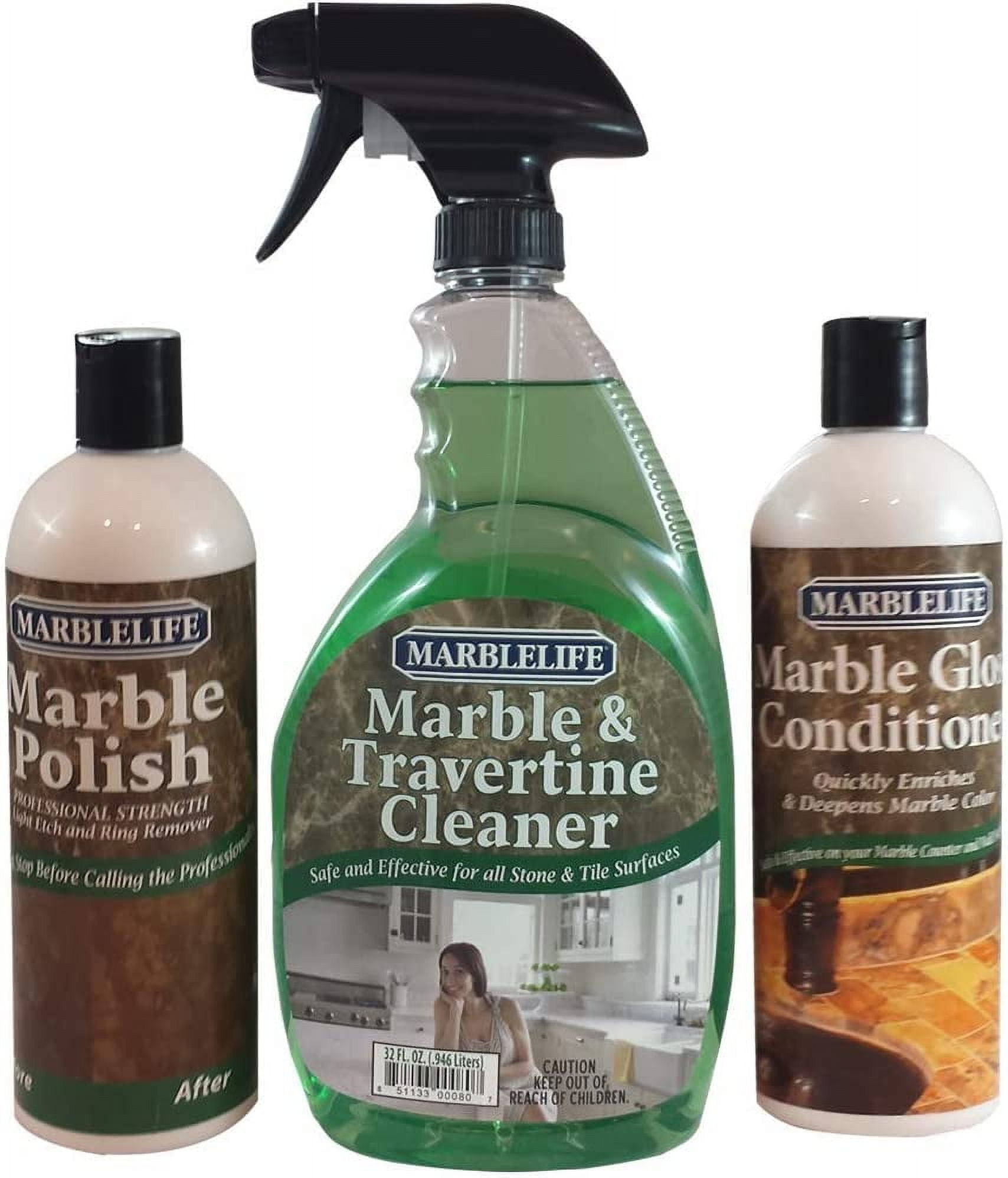 Marble Counter & Table Top Clean & Care Kits – without Buffer – (MTC ...