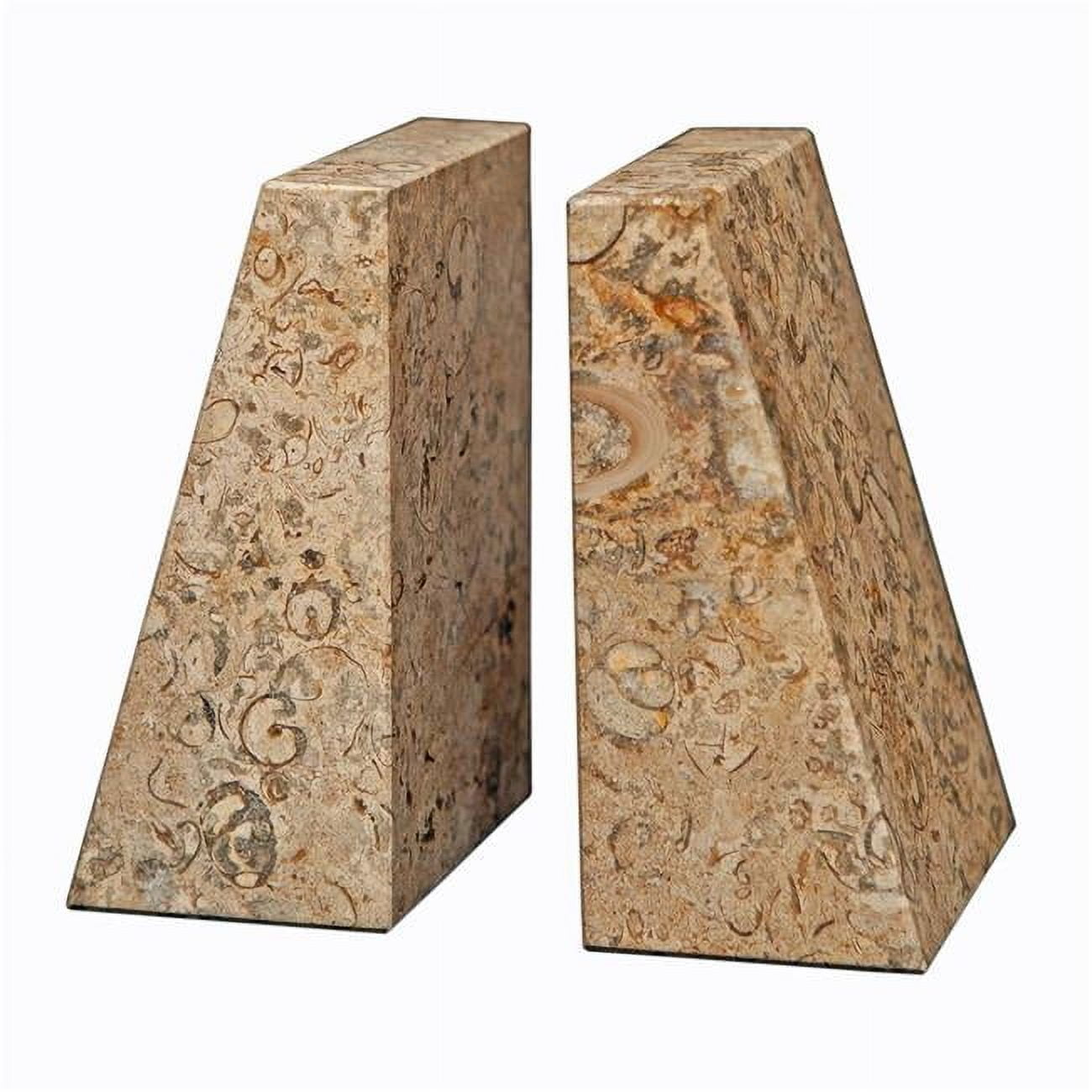Marble Crafter BE20-FS Zeus Bookends, Fossil Stone - Walmart.com