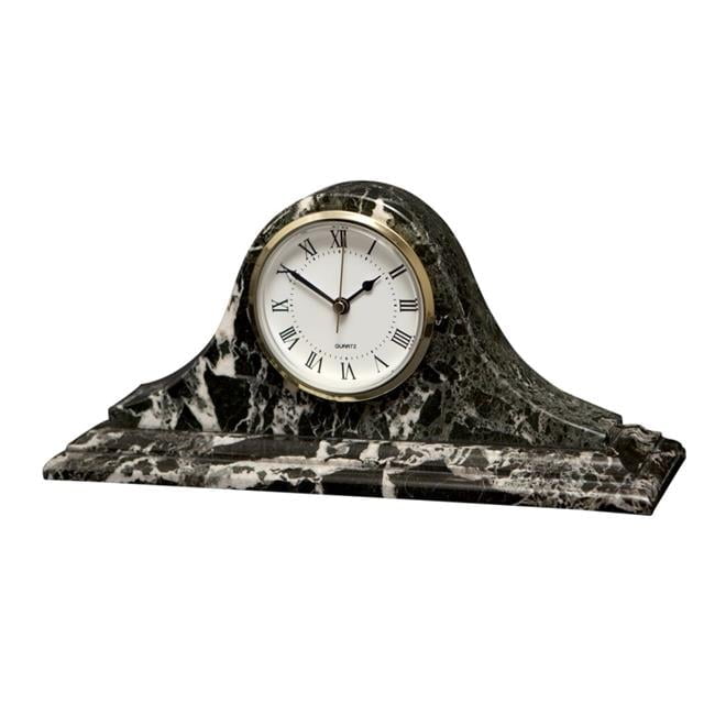 Marble Crafter CL20-BZ Saturn Clock, Black Zebra Marble Mantle ...