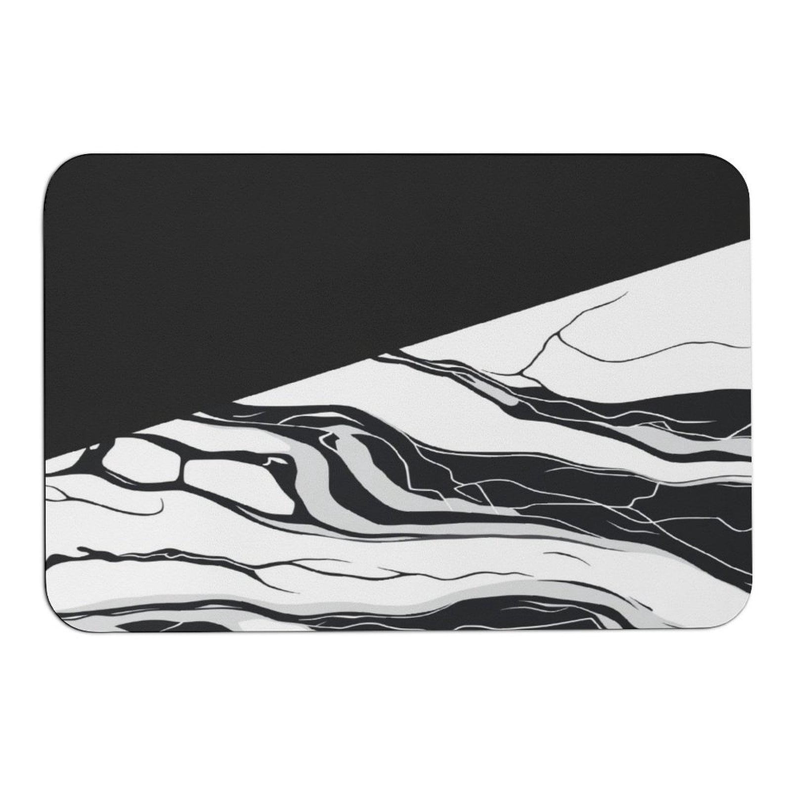Marble Decorative Anti-slip Absorb Water Bath Carpet Bathroom Kitchen ...