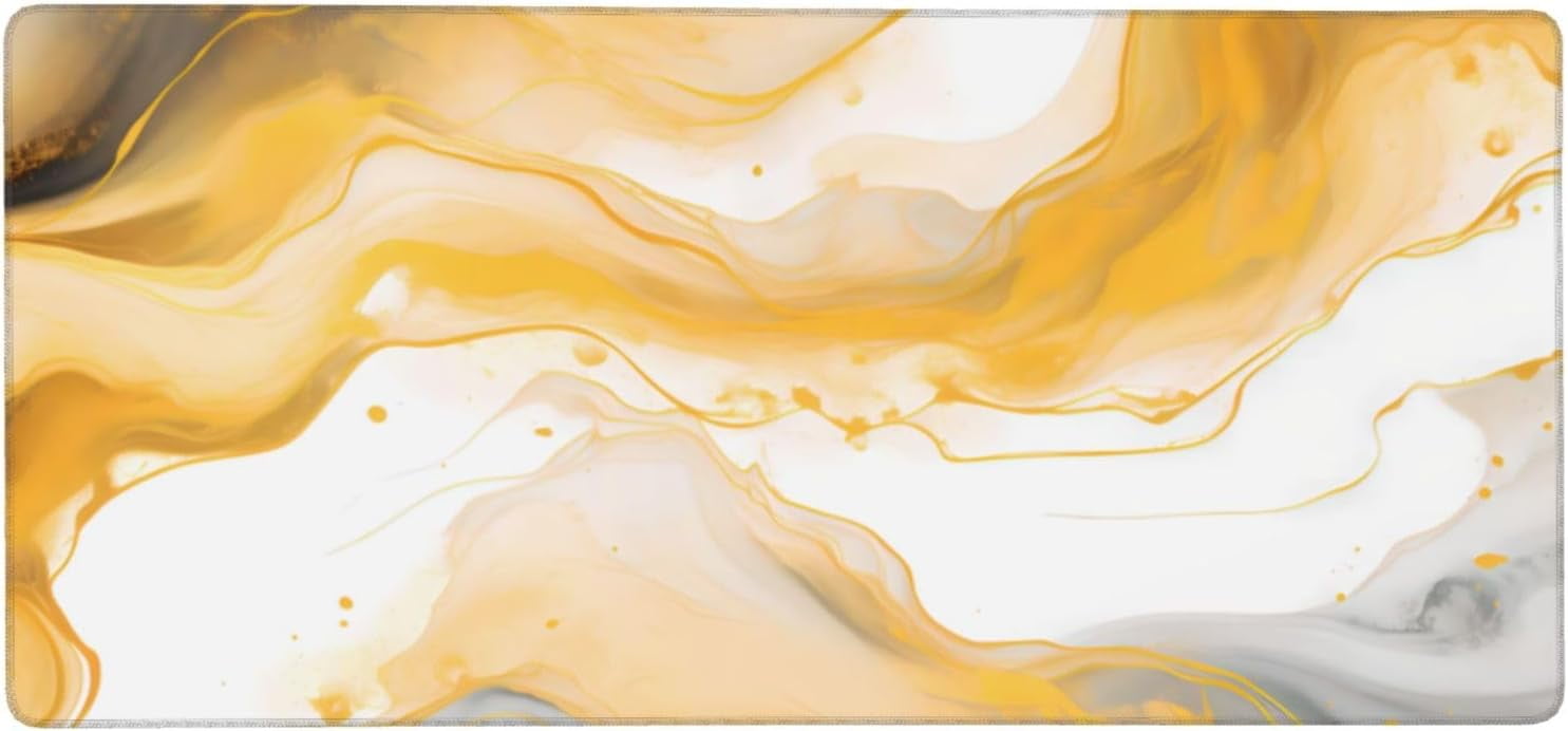 Marble Design Gaming Mouse Pad - Large Marbles Mouse Pad 35.4 x 15.7 ...