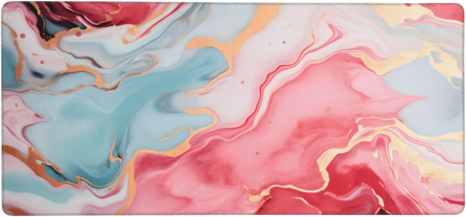 Marble Design Gaming Mouse Pad - Marbled Mouse Pad Marbles 35.4 x 15.7 ...