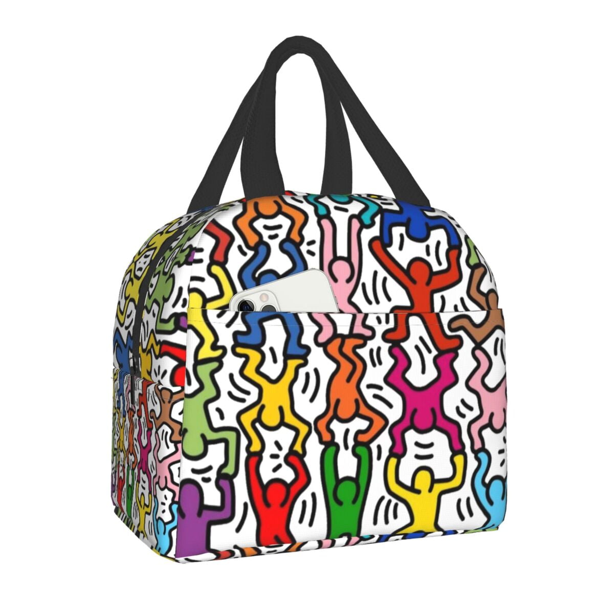 Marble Design Texture Abstract Pattern Insulated Lunch Tote Bag Women ...