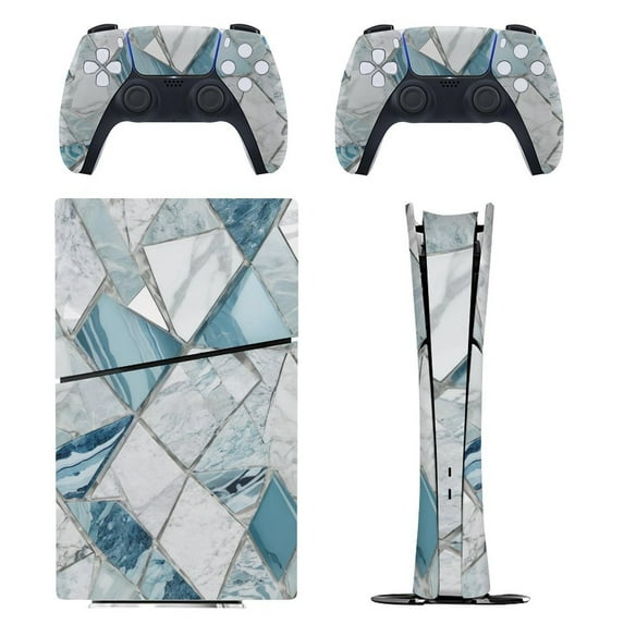 Marble Diamond Mix Console Skin Bundle for PS5 Pro Slim Disc & Digital ...