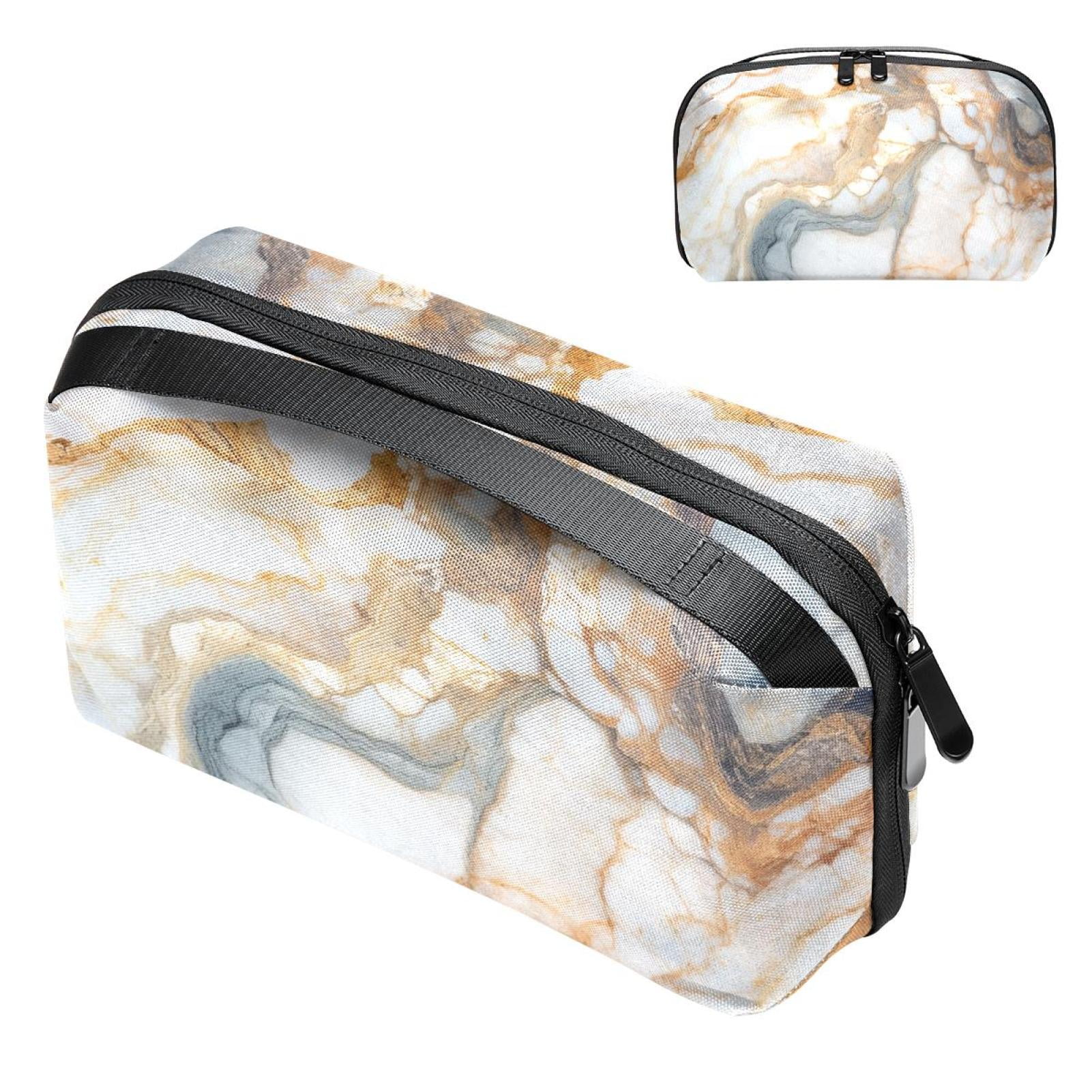 Marble Digital Bag Organizer Travel Case with Oxford Fabric Waterproof Material - 5.9x9.44x3.14 ...
