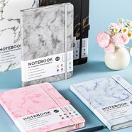 Pastel Stationery Notebooks A5 Marble Notebook A5: Lilac Purple Marble ...