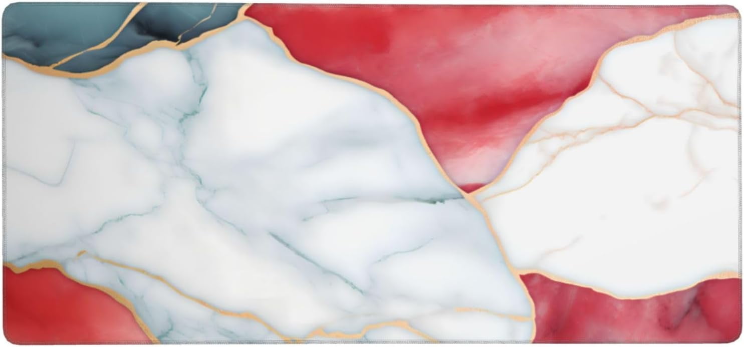 Marble Extended Gaming Mouse Pad - Marbled Design Mouse Pad Large ...