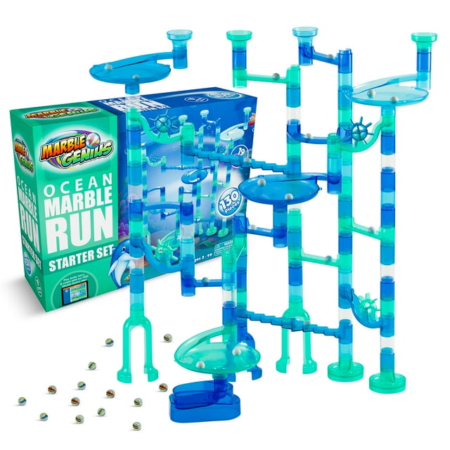 Free Shipping! Marble Genius Marble Run Starter Set STEM Toy for Kids ...