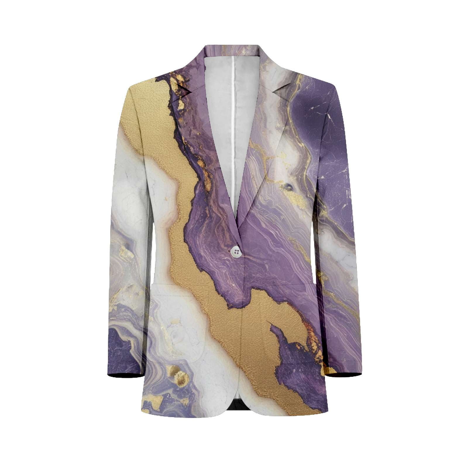 Marble Gold Vein Art Customized Men's Suits full man Shawl Collar ...