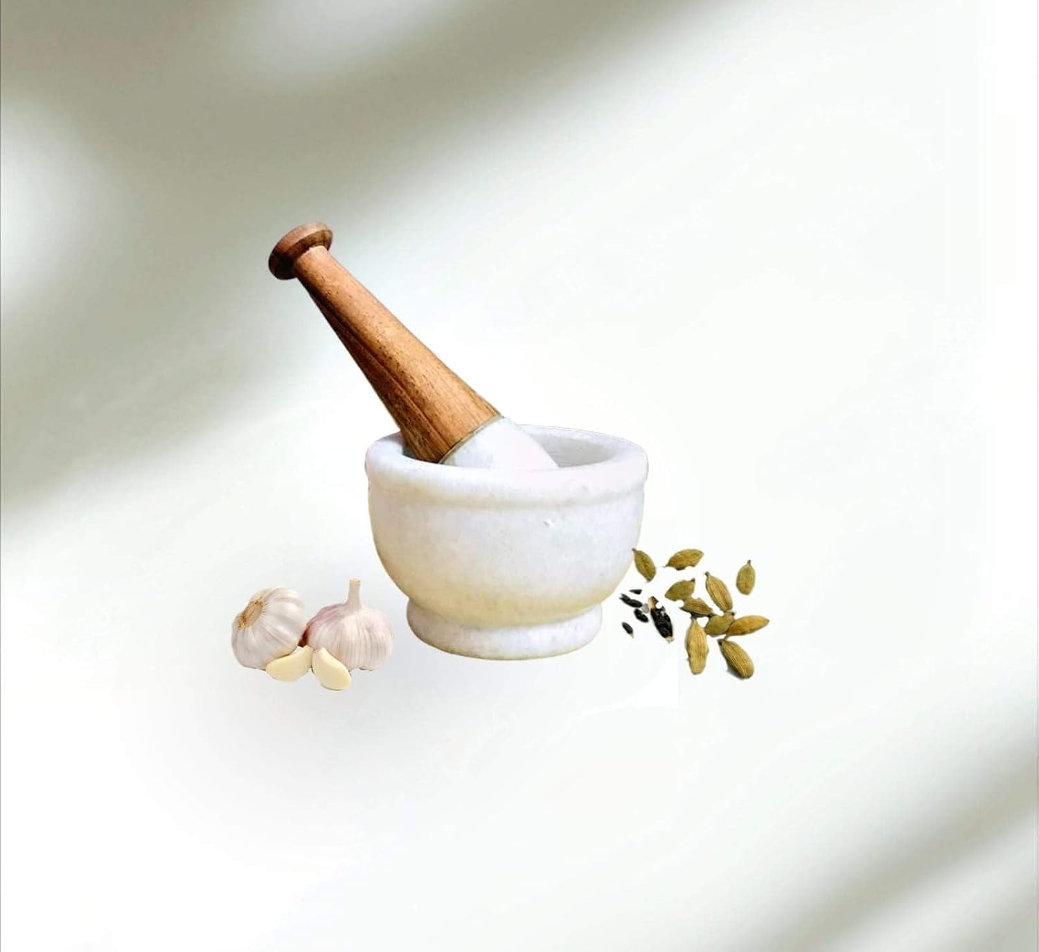 Marble Kharal Khal Batta Mortar Pestle Traditional Indian Grinder Imam ...