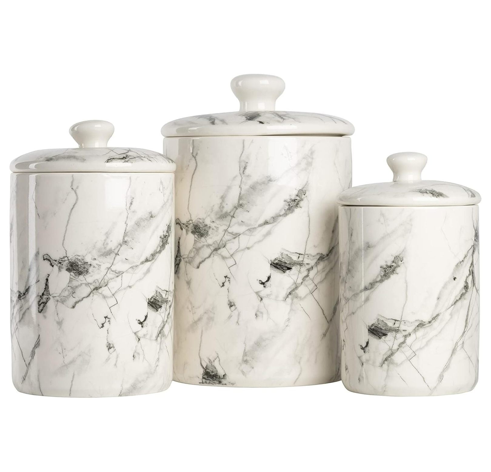 Marble Kitchen Canister, 3 Piece Set - Walmart.com