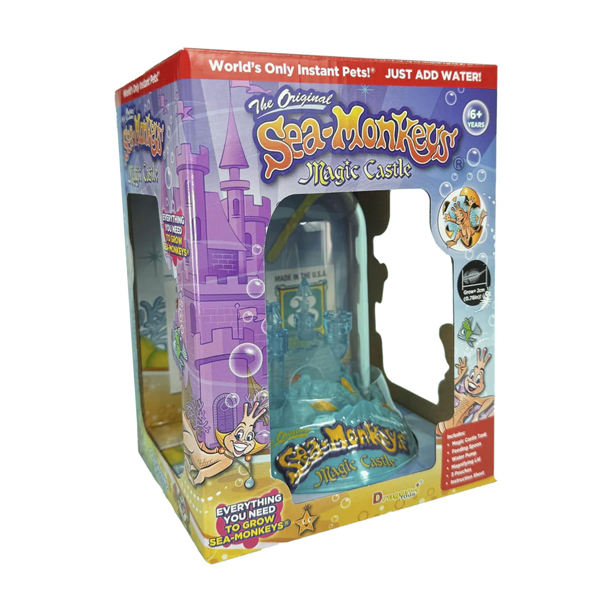 Sea-Monkeys® Magic Castle - DHF10 World's Only Instant Pets® - Ages 6 ...