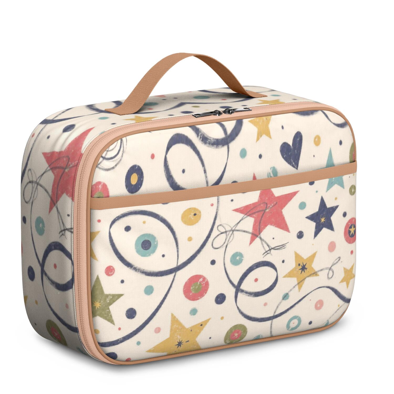 Marble Modern Geometric Flowers Abstract Men Lunch Box for School ...