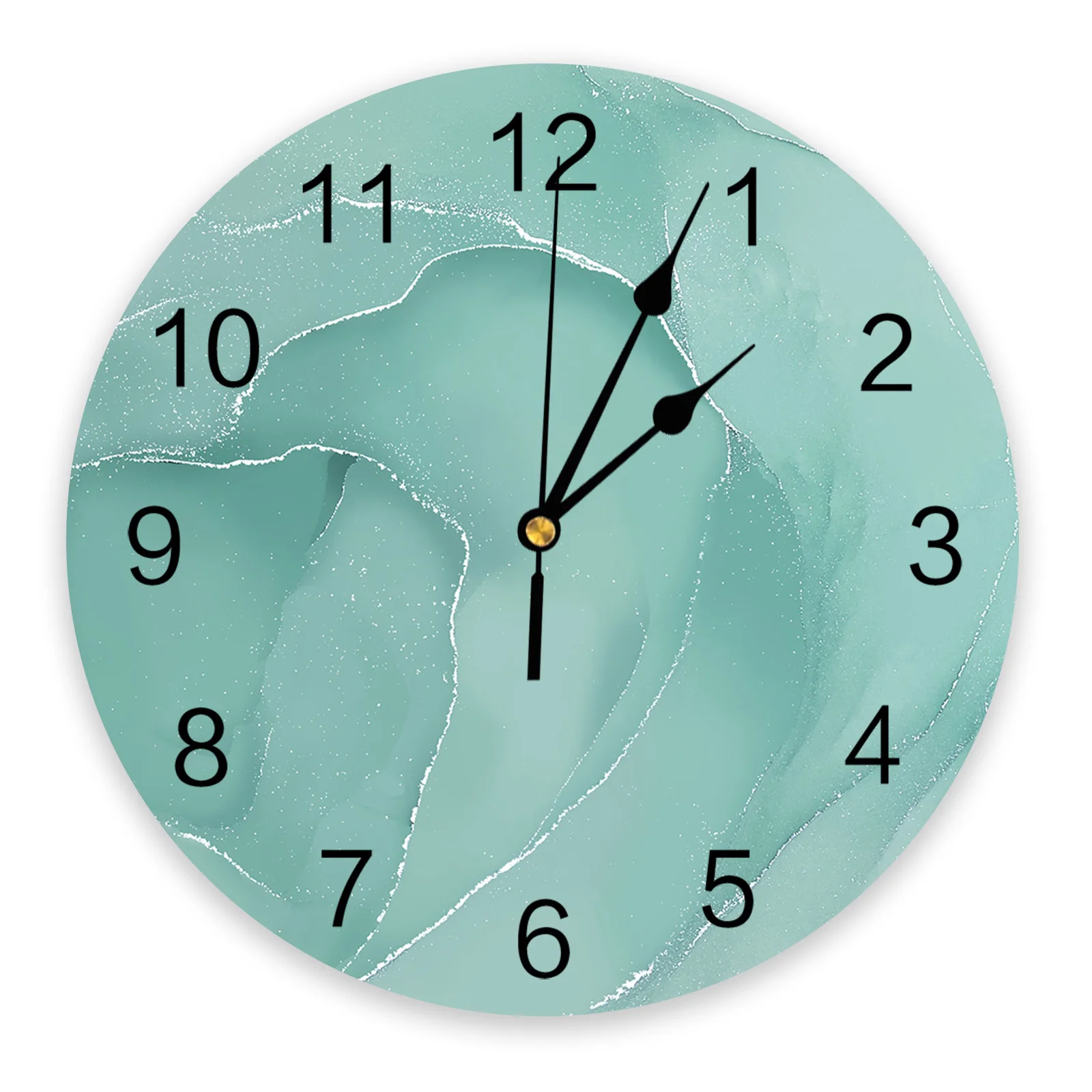 Marble Modern Wall Clock For Home Office Wall ration Living Room ...