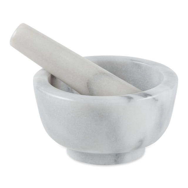 Marble Mortar and Pestle - White - Walmart.com