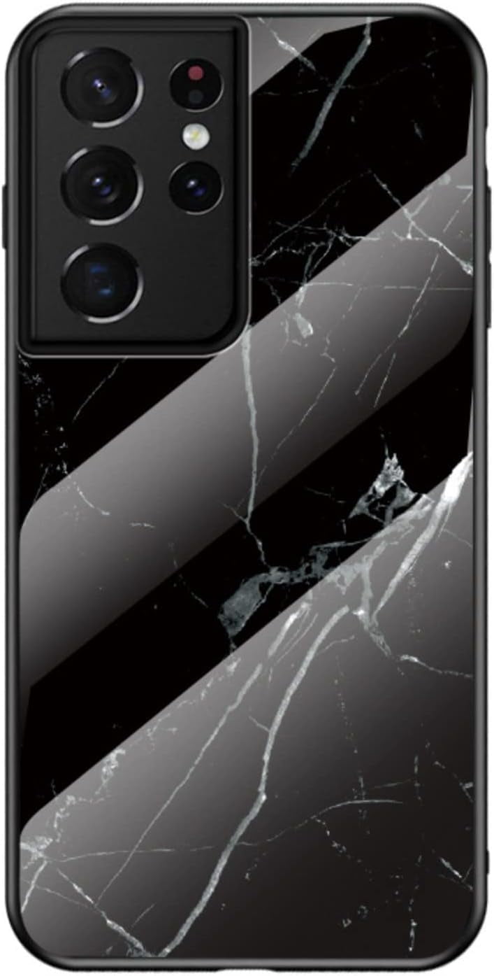 Marble Motif Stained Glass Phone Case for Samsung Galaxy Note 20 10 9 8 ...
