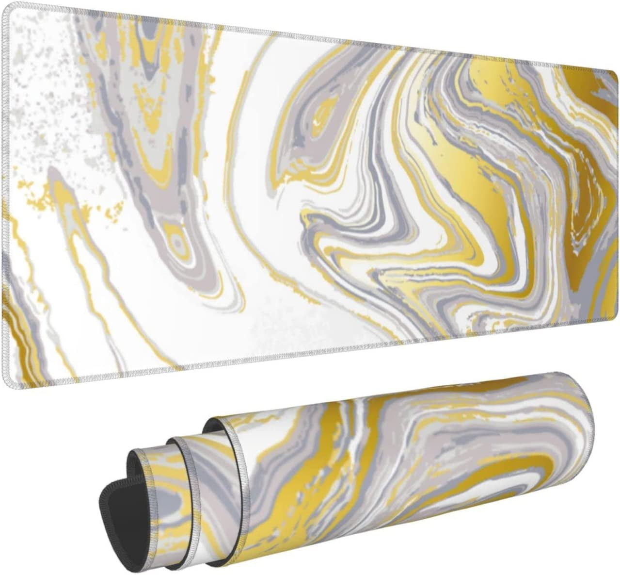 Marble Mouse Pad, XL Large Mousepad, Big Extended Long Gaming Desk Pad ...