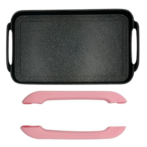 Marble Nonstick Double Griddle for all Stove Tops, 19 x 11.5, Cast ...