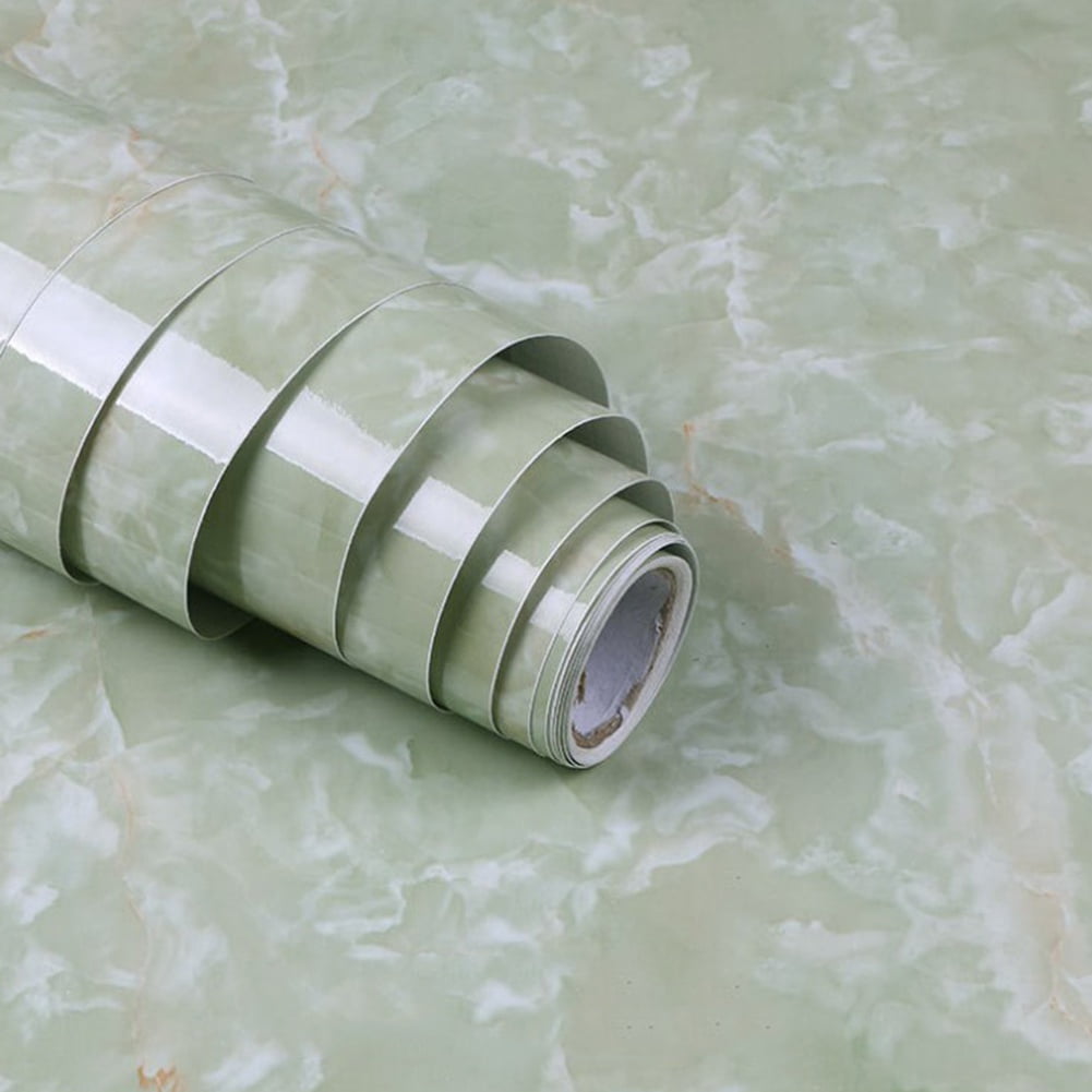 Marble Paper, 23.6x40 Inch Self Adhesive Wallpaper Waterproof Gloss ...