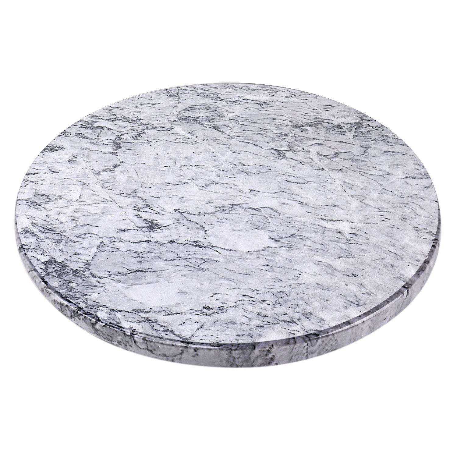 Marble Pastry Board - Gray, 12 inch Round Non-Stick Stain & Heat ...