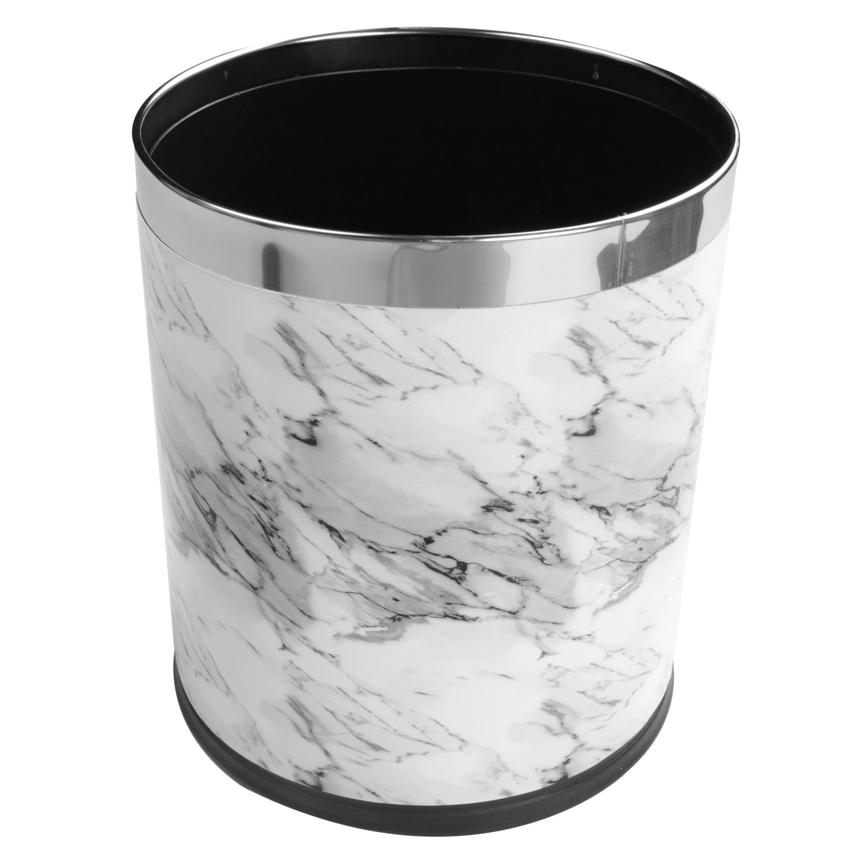 Marble Pattern 10L Trash Can Bin Buckets Diameter 23Cm Height 27Cm ...