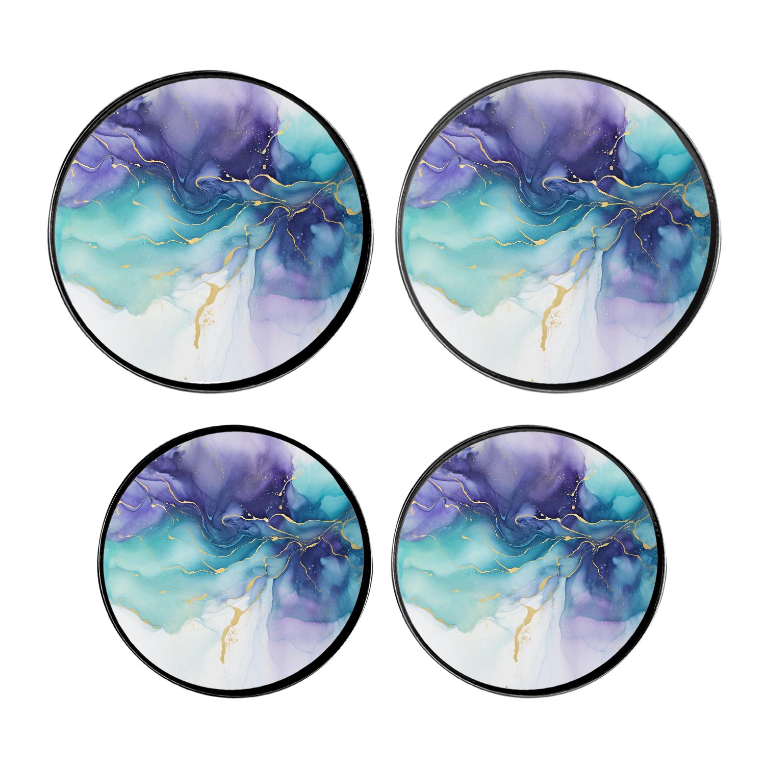 Marble Pattern Print Stove Burner Covers Set,Gas Stove Burner ...