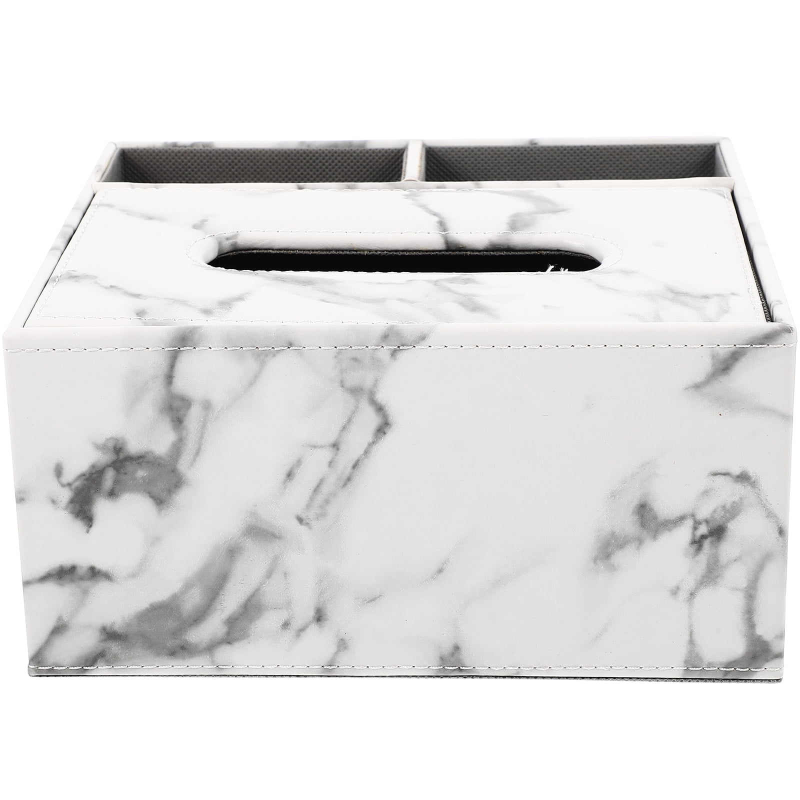 Marble Pattern Tissue Box Household Tissue Storage Box Facial Tissue ...