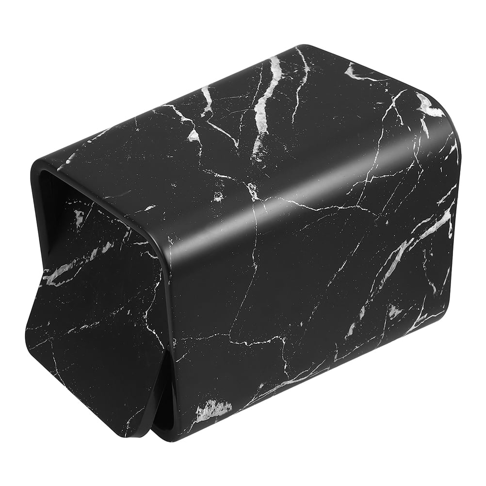Marble Pattern Trash Can With Lid Garbage Container Waste Paper Basket ...