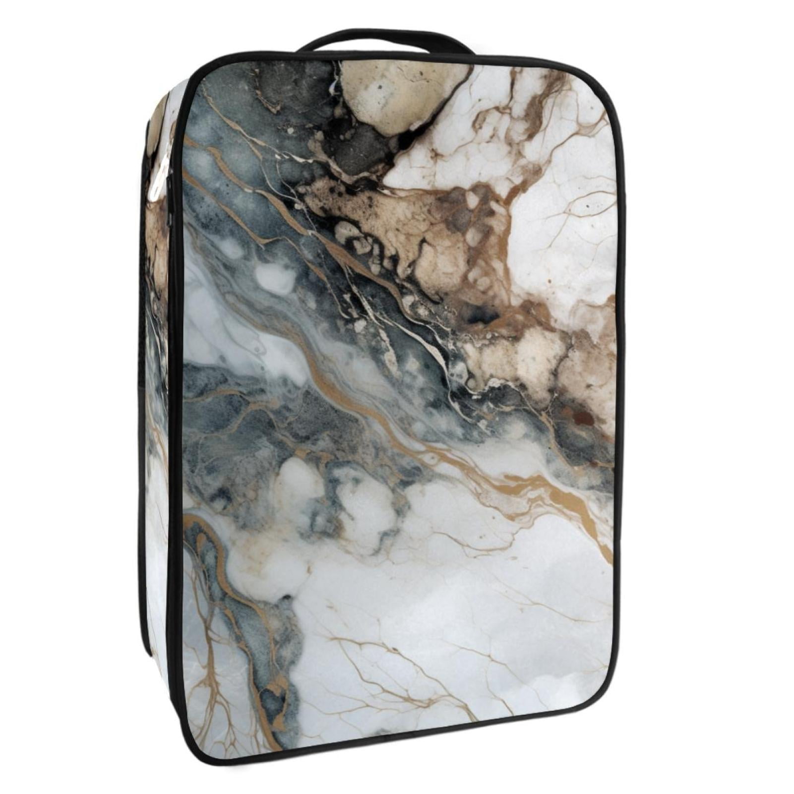 Marble Polyester Shoe Box Organizer, Durable Storage Solution, 23x31cm ...